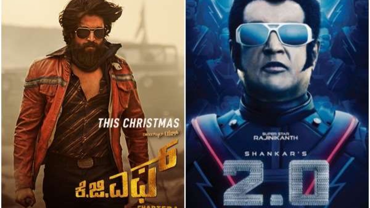 '2.O' ಸಿನಿಮಾದ ನಡುವೆ ದರ್ಶನ ನೀಡಿದ 'KGF'! | 'KGF' movie trailer played ...
