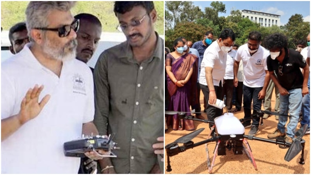 Daksha Drone: ಕೊರೊನಾ ನಿಯಂತ್ರಣಕ್ಕೆ 'ದಕ್ಷ' ಮೂಲಕ ಕರ್ನಾಟಕಕ್ಕೆ ನೆರವಾದ ನಟ ...