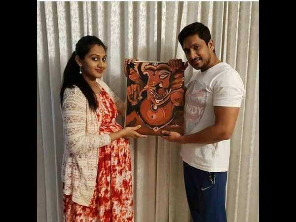 ಮೊದಲ ಮಗುವಿನ ನಿರೀಕ್ಷೆಯಲ್ಲಿ ಅಜಯ್ ರಾವ್ ಪತ್ನಿ | ajay rao and swapna ...