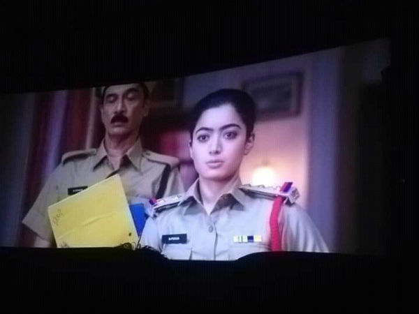 ಪೊಲೀಸ್ ಆಫೀಸರ್ ಆದ ರಶ್ಮಿಕಾ ಮಂದಣ್ಣ Rashmika Mandanna Police Officer Look