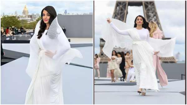 ಫೋಟೋಗಳು; ಪ್ಯಾರಿಸ್ ಫ್ಯಾಷನ್ ಶೋನಲ್ಲಿ ಮಿರ ಮಿರ ಮಿಂಚಿದ ಐಶ್ವರ್ಯಾ ರೈ ...