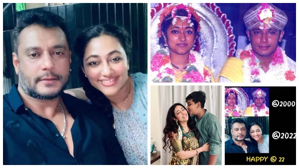 ನಟ ದರ್ಶನ್ ದಂಪತಿಯ ಪ್ರೇಮ ವಿವಾಹಕ್ಕೆ 22 ವರ್ಷ! | Darshan And Vijayalakshmi ...