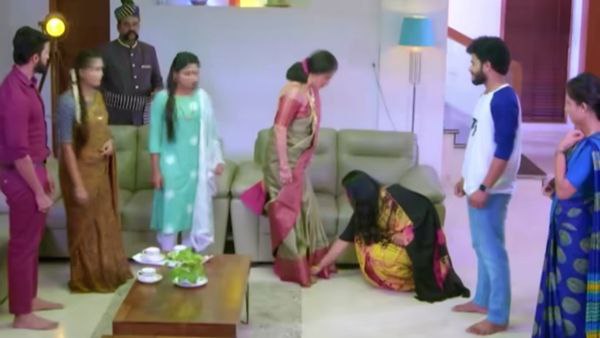 Paaru Serial: ಅಖಿಲ ಕಾಲಿಗೆ ಬಿದ್ದ ಅರುಂಧತಿ! | Kannada serial paaru written ...