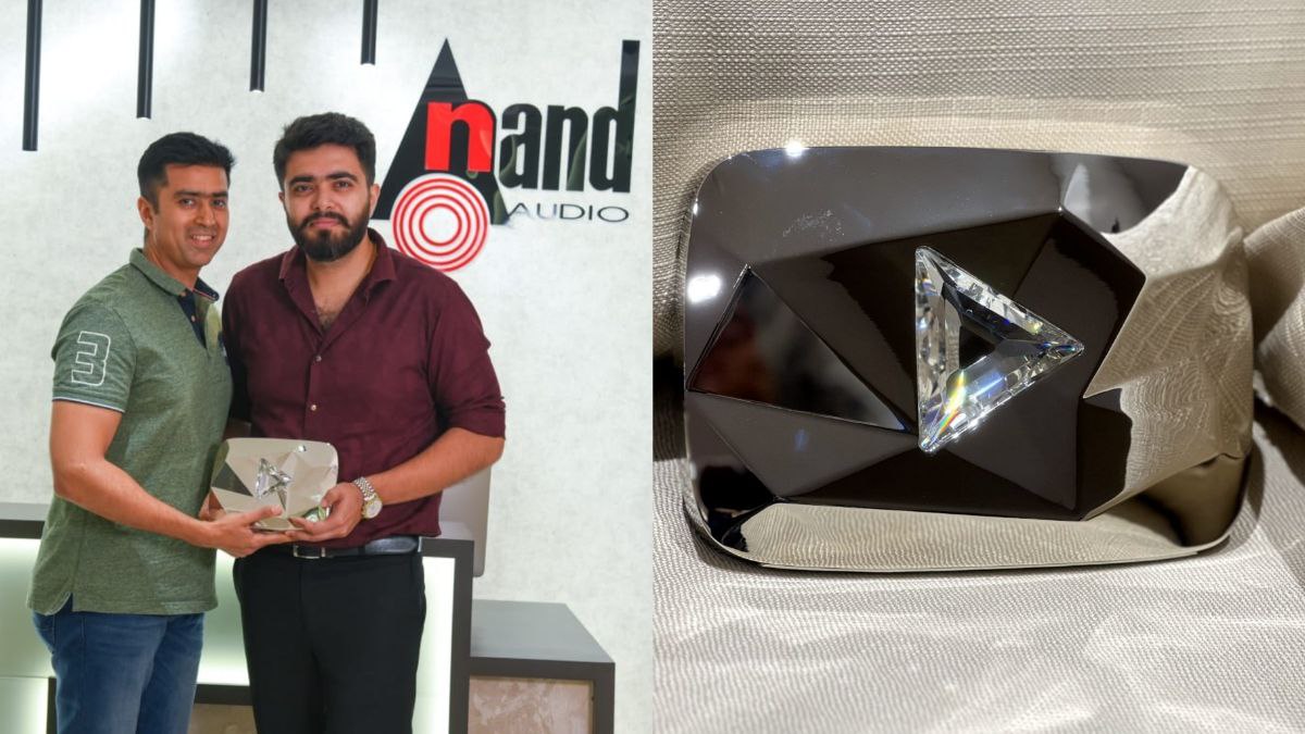 ಆನಂದ್ ಆಡಿಯೊಗೆ ಬಂತು ಯುಟ್ಯೂಬ್ ಡೈಮಂಡ್ ಪ್ಲೇ ಬಟನ್; ಯಾವ ಸಾಧನೆ ಮಾಡಿದ್ರೆ ...