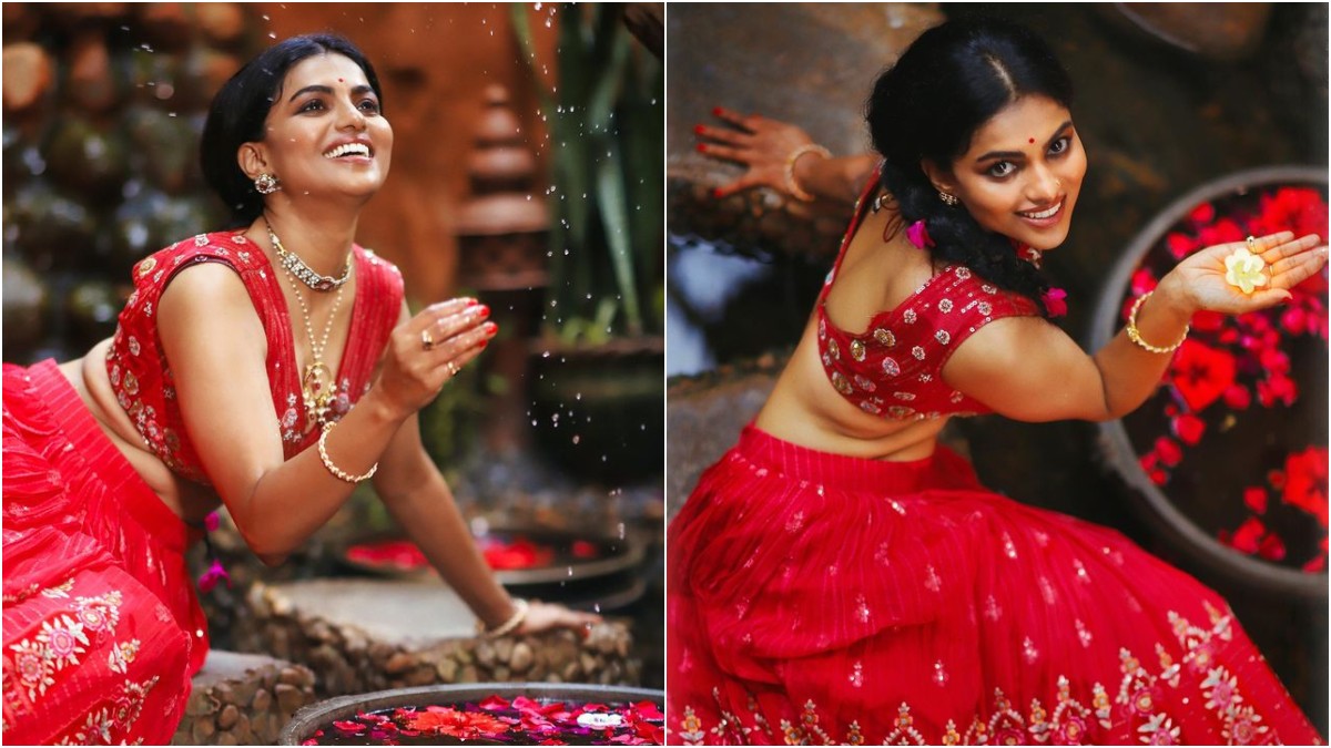 Ganavi Laxman: ಕೆಂಪು ಲೆಹೆಂಗಾದಲ್ಲಿ ಫ್ಯಾನ್ಸ್ ನಿದ್ದೆ ಕದ್ದ 'ಮಗಳು ಜಾನಕಿ'.. ಗಾನವಿ ಫೋಟೋಗಳು ವೈರಲ್ ...